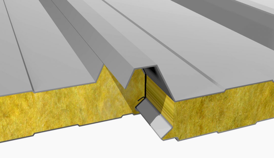 LOTUS METAL - Panneaux sandwich de couverture en laine de roche